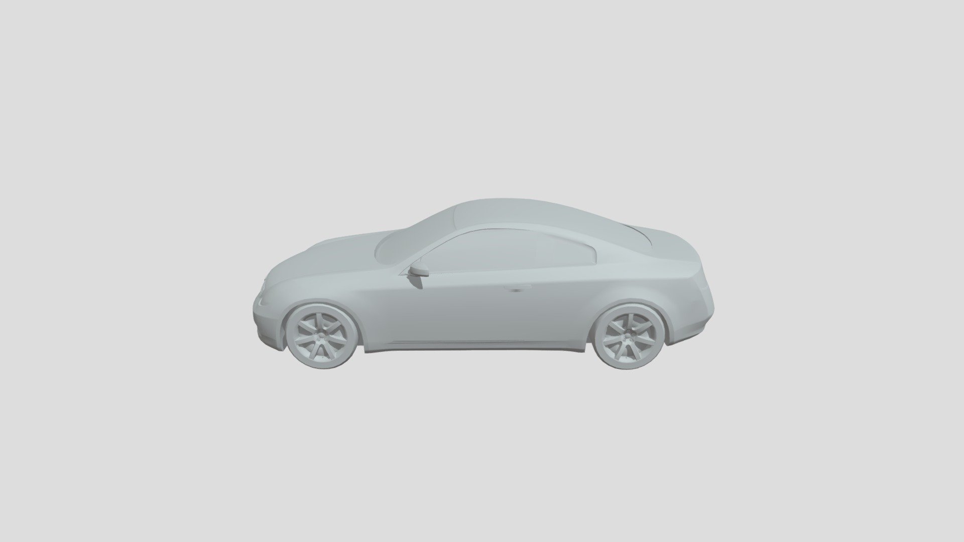 Infiniti G35 scale1-70 lowpoly for 3D-printing - Download Free 3D model ...