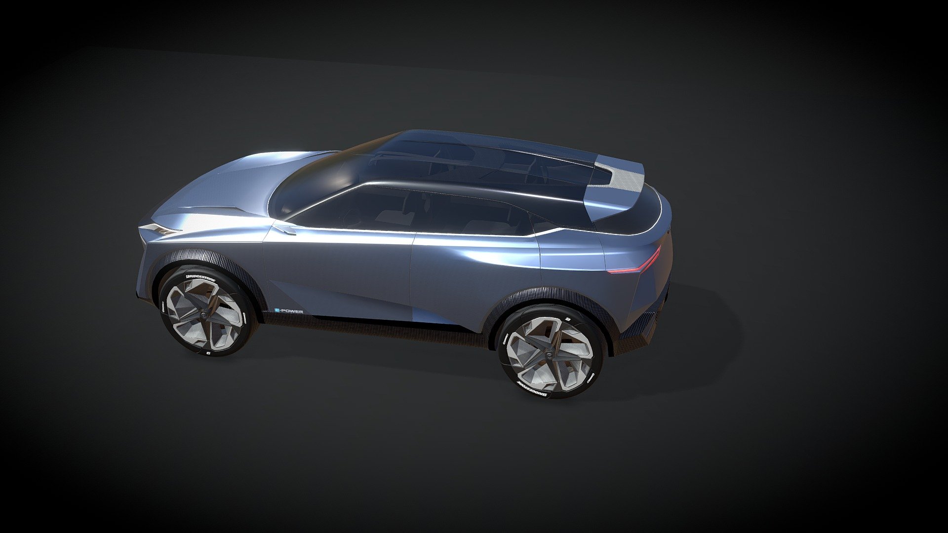 Nissan IMq Concept 2019 - 3D model by tecart 3D (@tecart3di) [40c2850 ...