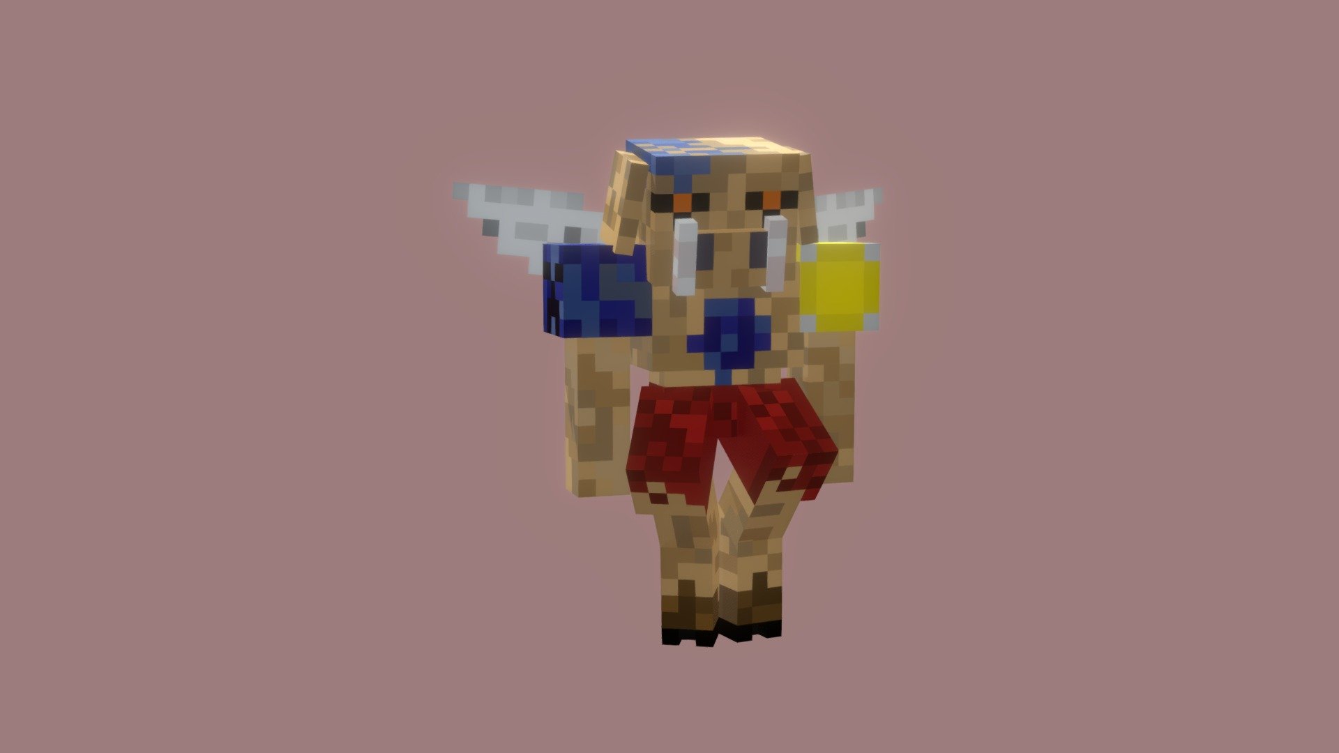 Flying Piglin/Minecraft creature - Download Free 3D model by Kivo ...