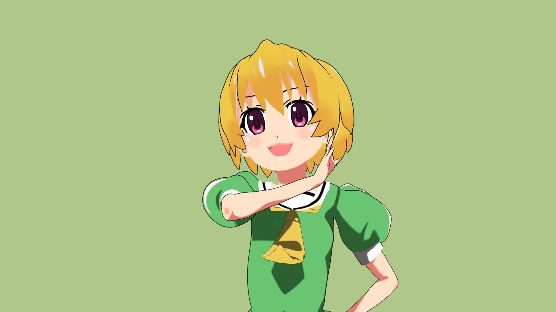 Satoko Houjou (Higurashi When They Cry) - 3D model by Zeparuu [40c4607 ...