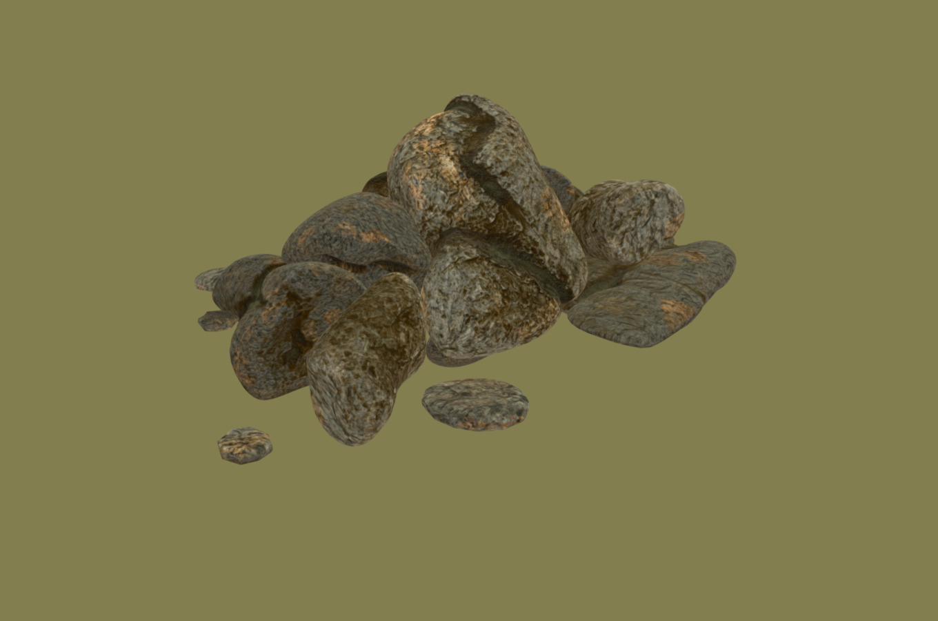 Modular rock set 1 - 3D model by Maxence Lottin (@maxence_lottin ...