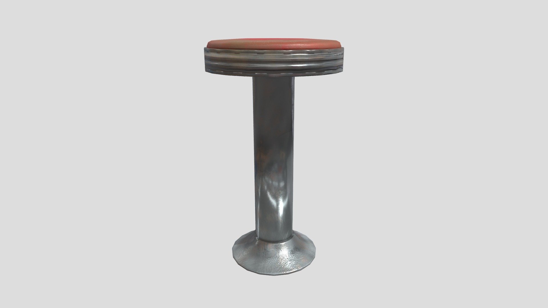 Diner stool - 3D model by Sanial-Aujard Catot Louis-Marie (@l ...