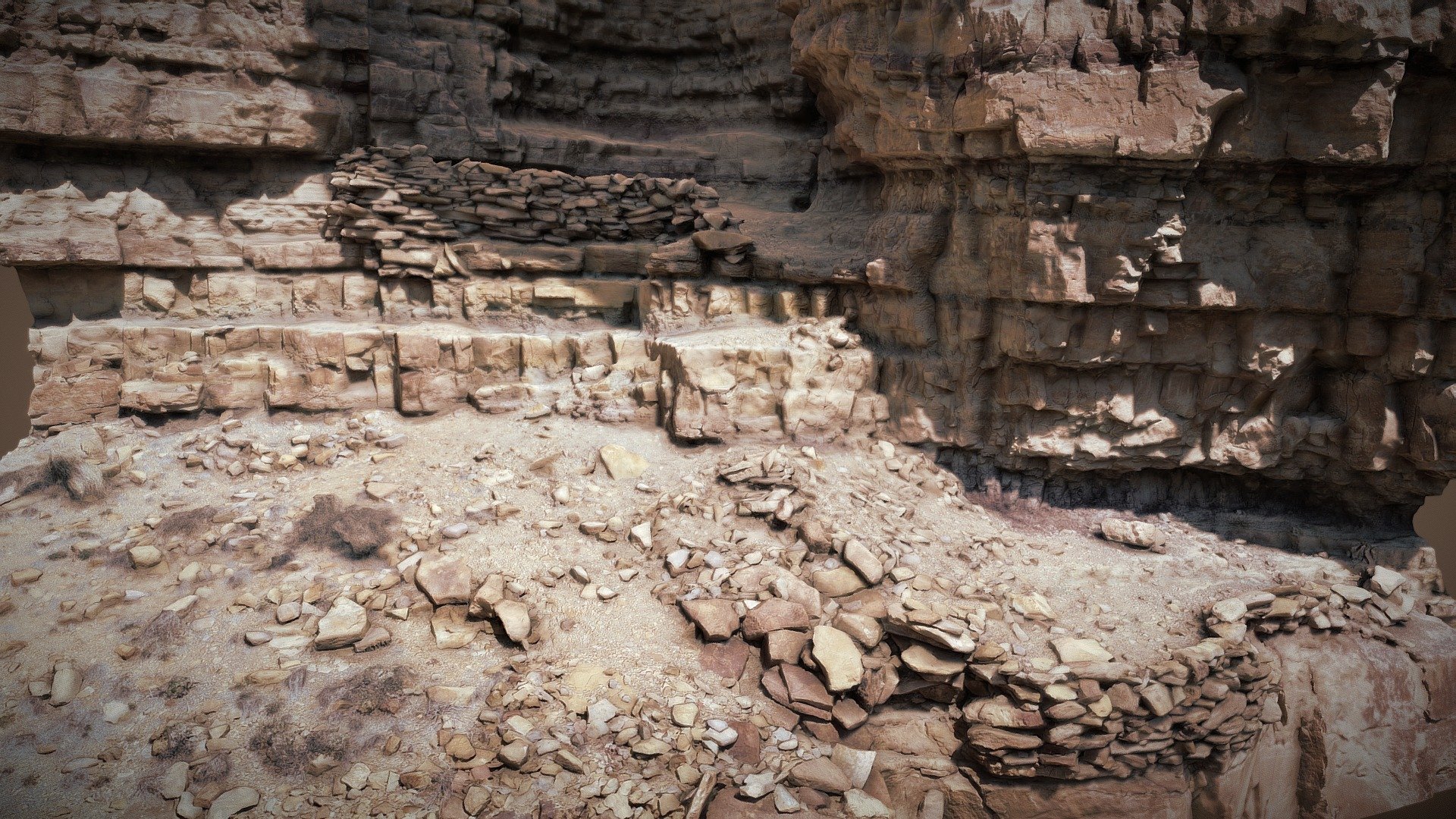 NMC Cliff Structures - 3D model by KHatch [40c8a60] - Sketchfab