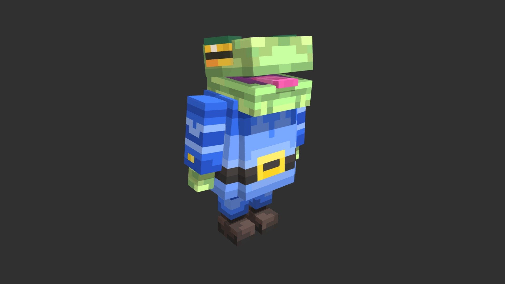 Frogman - 3D model by El'dar Quebec (@sacrifice) [40cc9b1] - Sketchfab