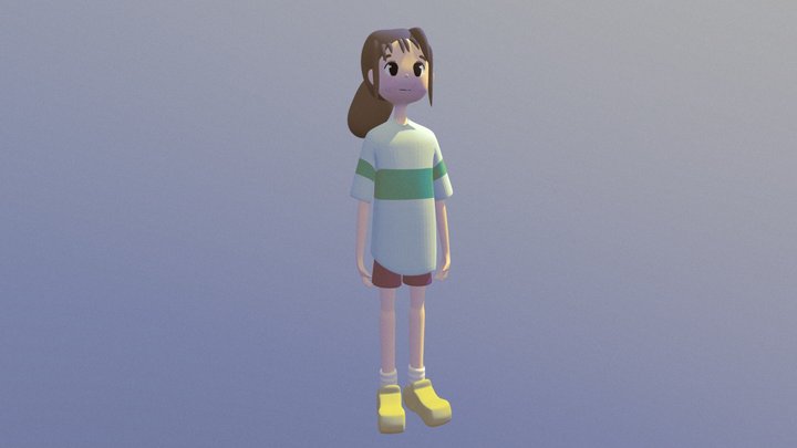 Chihiro-spirited-away 3D models - Sketchfab