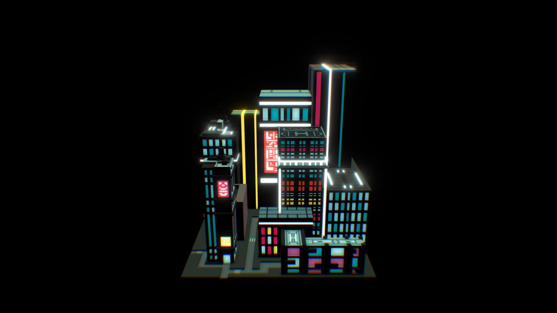 city - 3D model by koroyaa [40cd7f8] - Sketchfab
