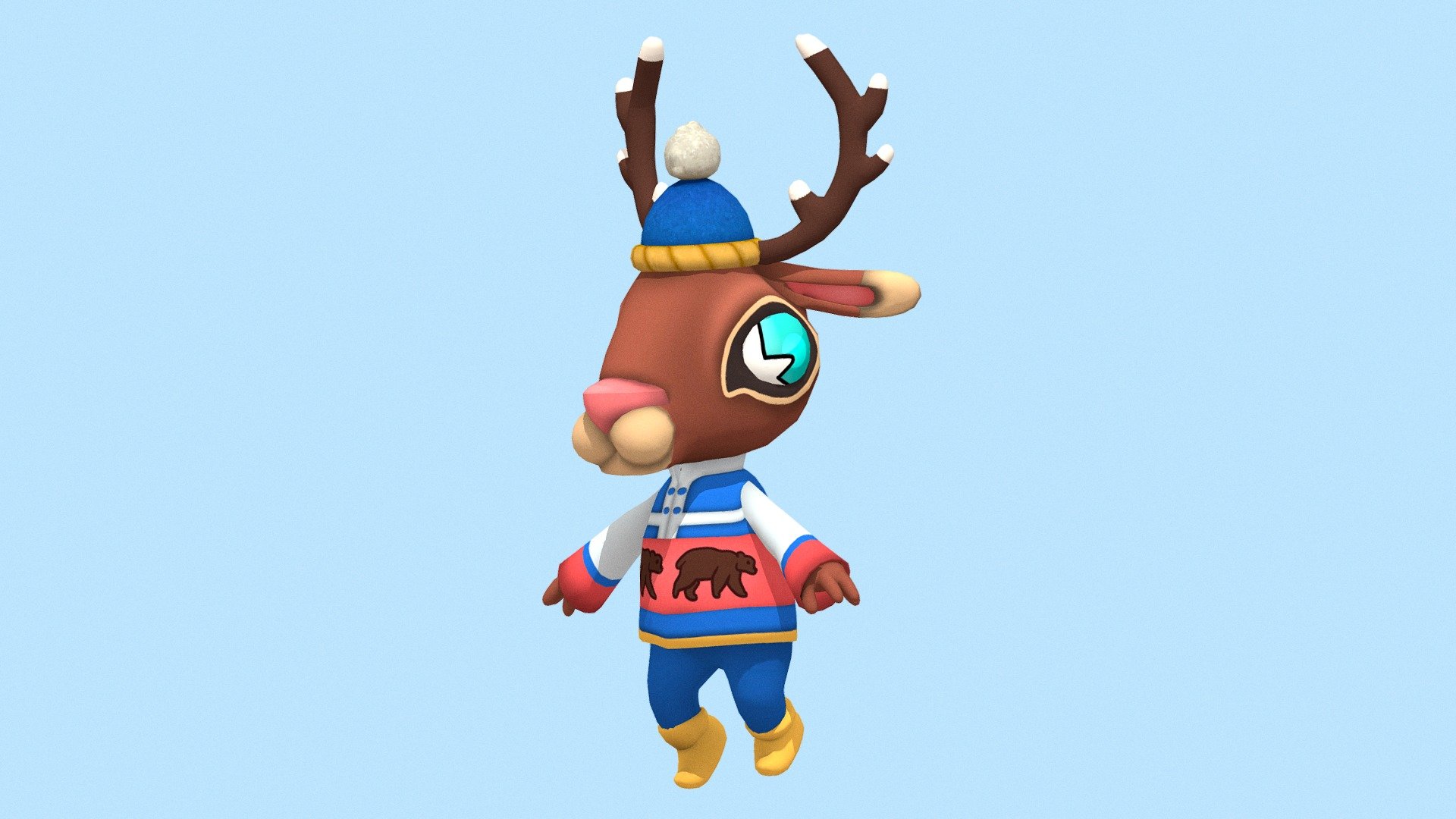 Reindeer Ukko - Ukko & Guará: Stellarbound - 3D model by karolina ...