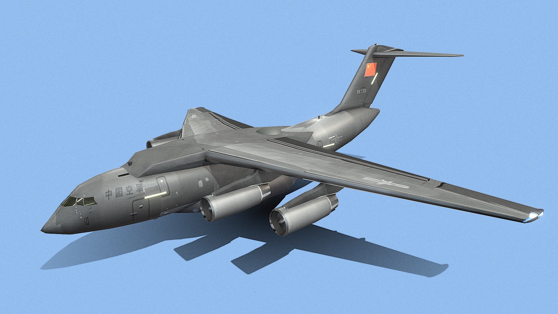 Xi'an Y20 "Kunpeng" - Download Free 3D model by andertan [40ce019] - Sketchfab