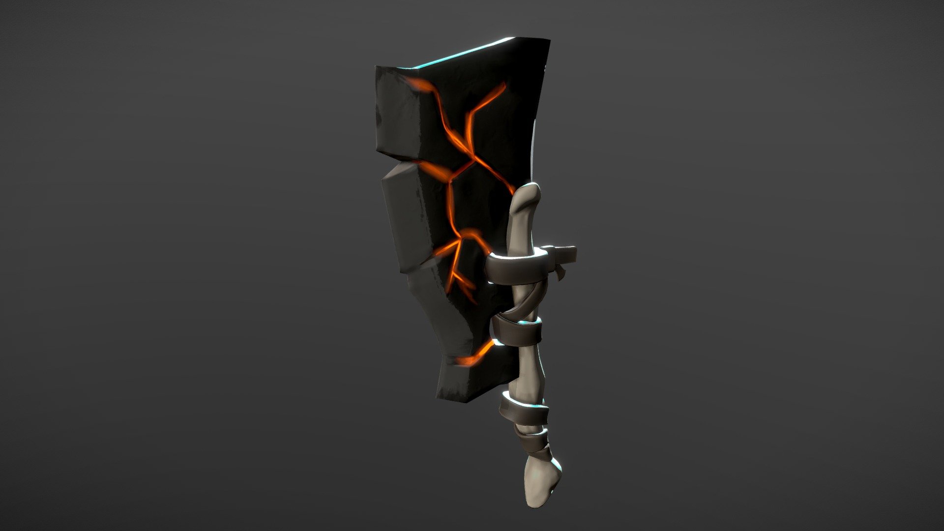 Stone Molten Cleaver - Download Free 3D model by Danni_17 [40d14f6 ...