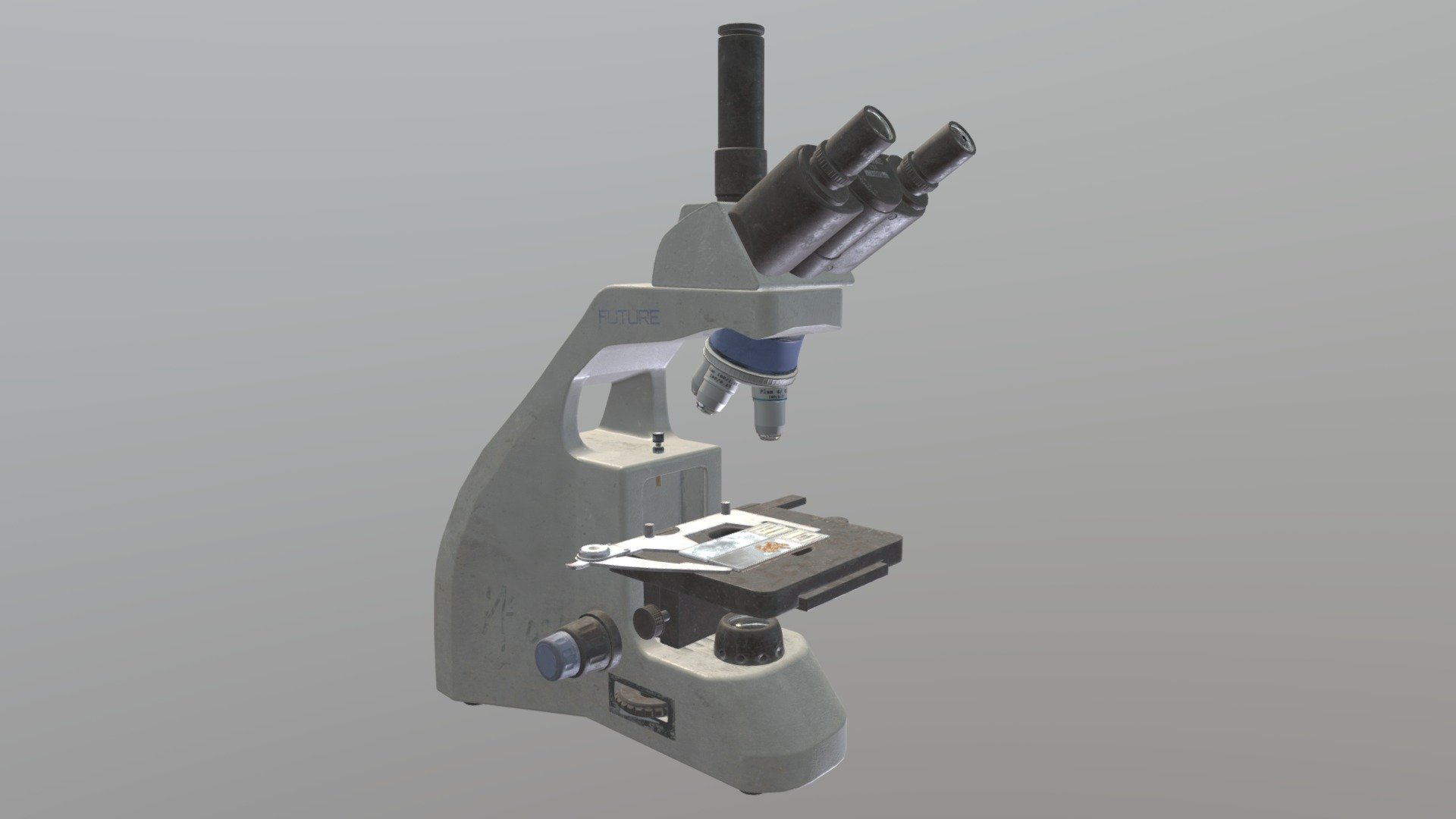 Microscope - Download Free 3D model by eugenenoble [40d3959] - Sketchfab