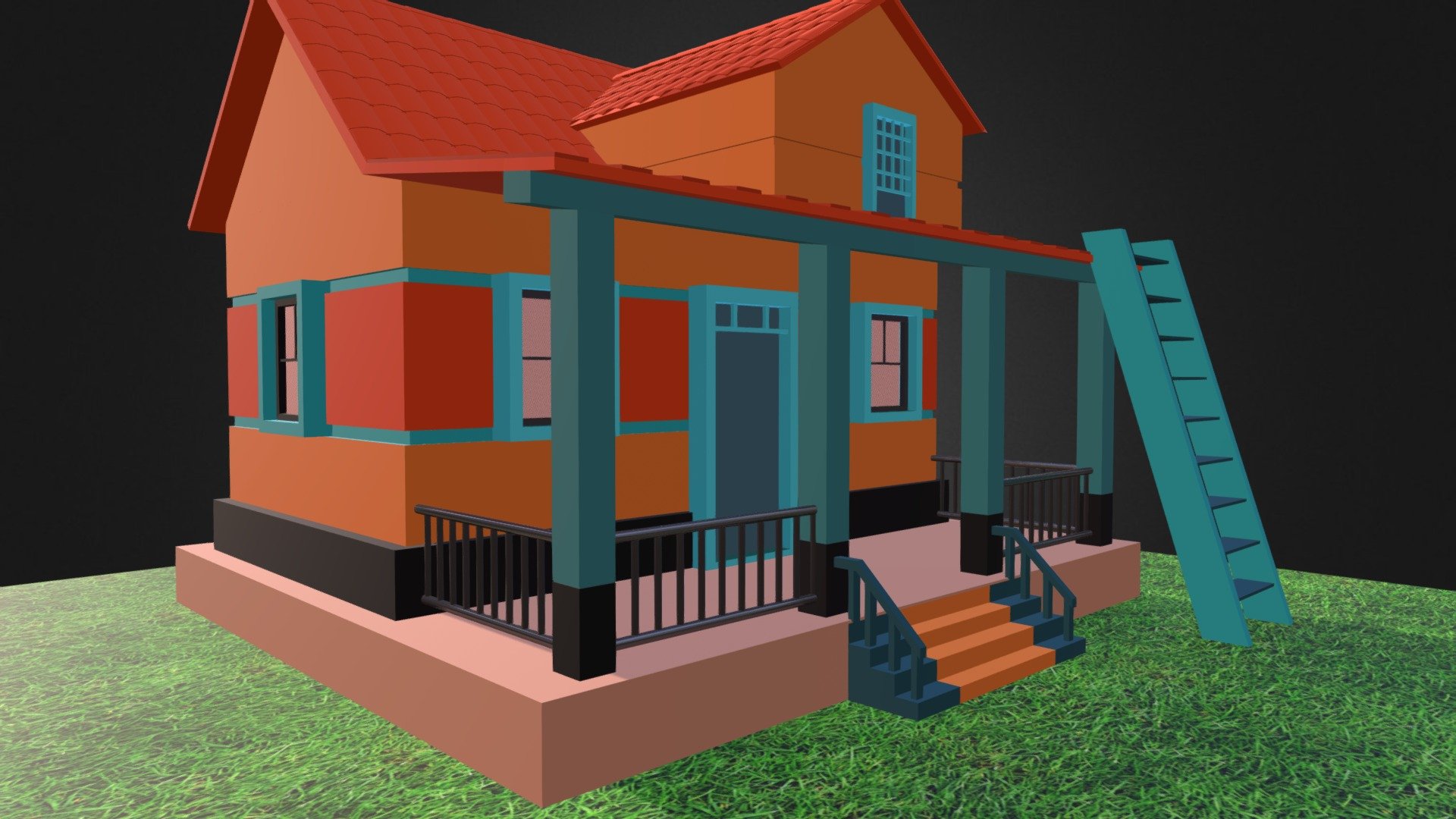 House Model - Download Free 3D model by Md.Faruk [40d4559] - Sketchfab