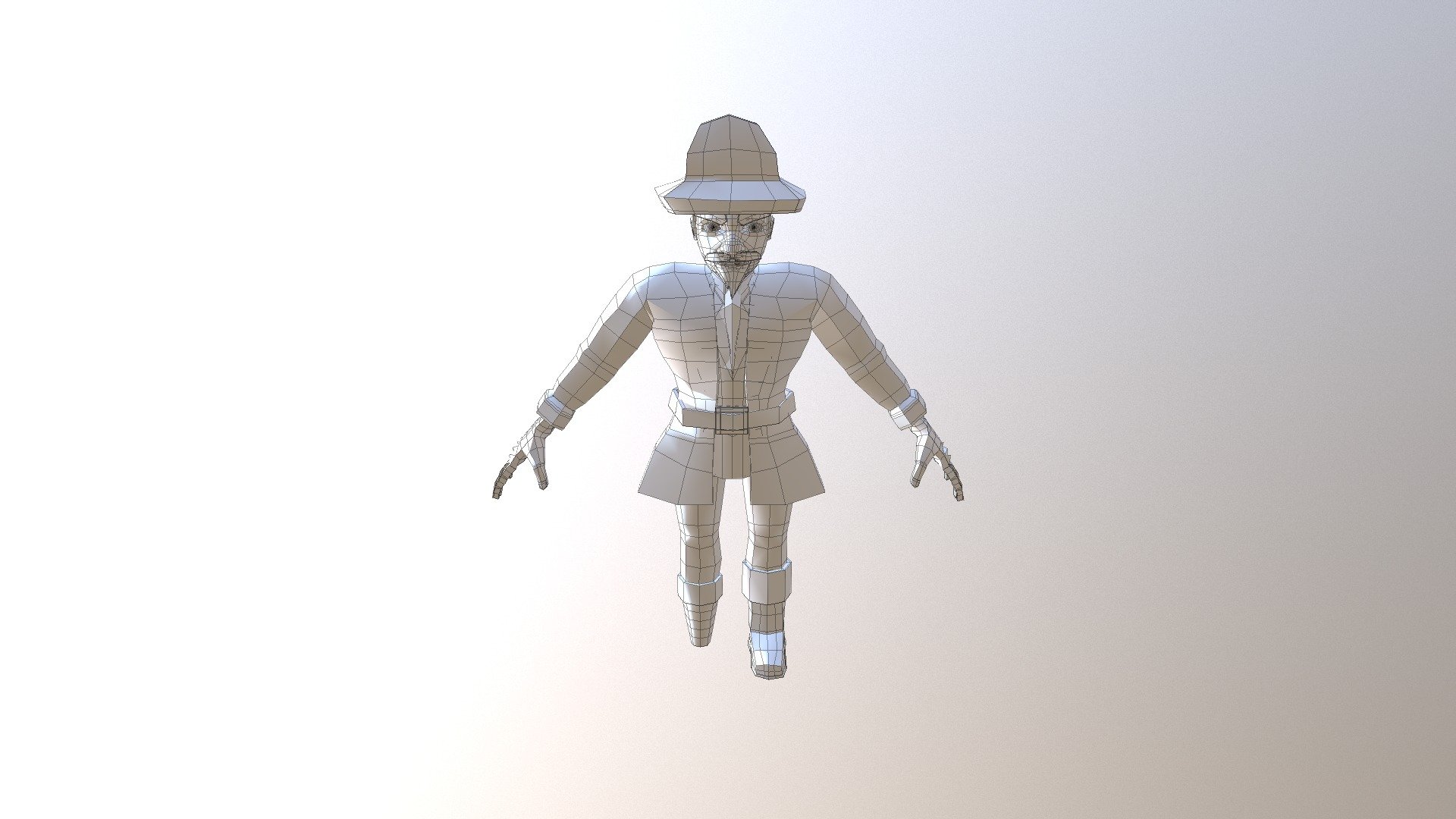 Pirate low poly - 3D model by Shiraan [40d5cb9] - Sketchfab