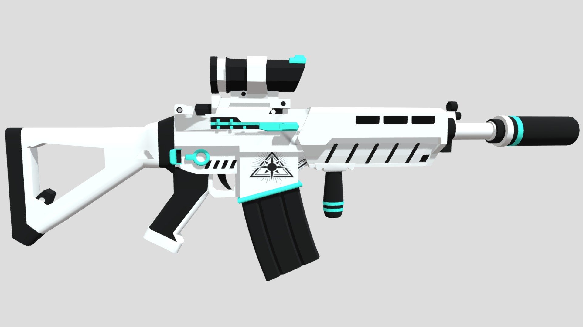 Shiroko SIG SG556 - Blue Archive - 3D model by fahmi vollerei (@fahmi ...