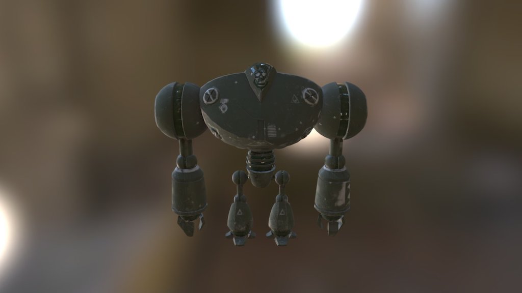 Robot2 textures final turn in - 3D model by 10794101 [40d7d2b] - Sketchfab