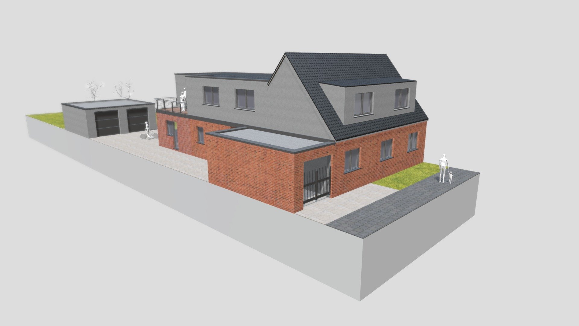 Upstairs House Extension - 3D model by J.Dorow (@jdorow) [40d86ec ...