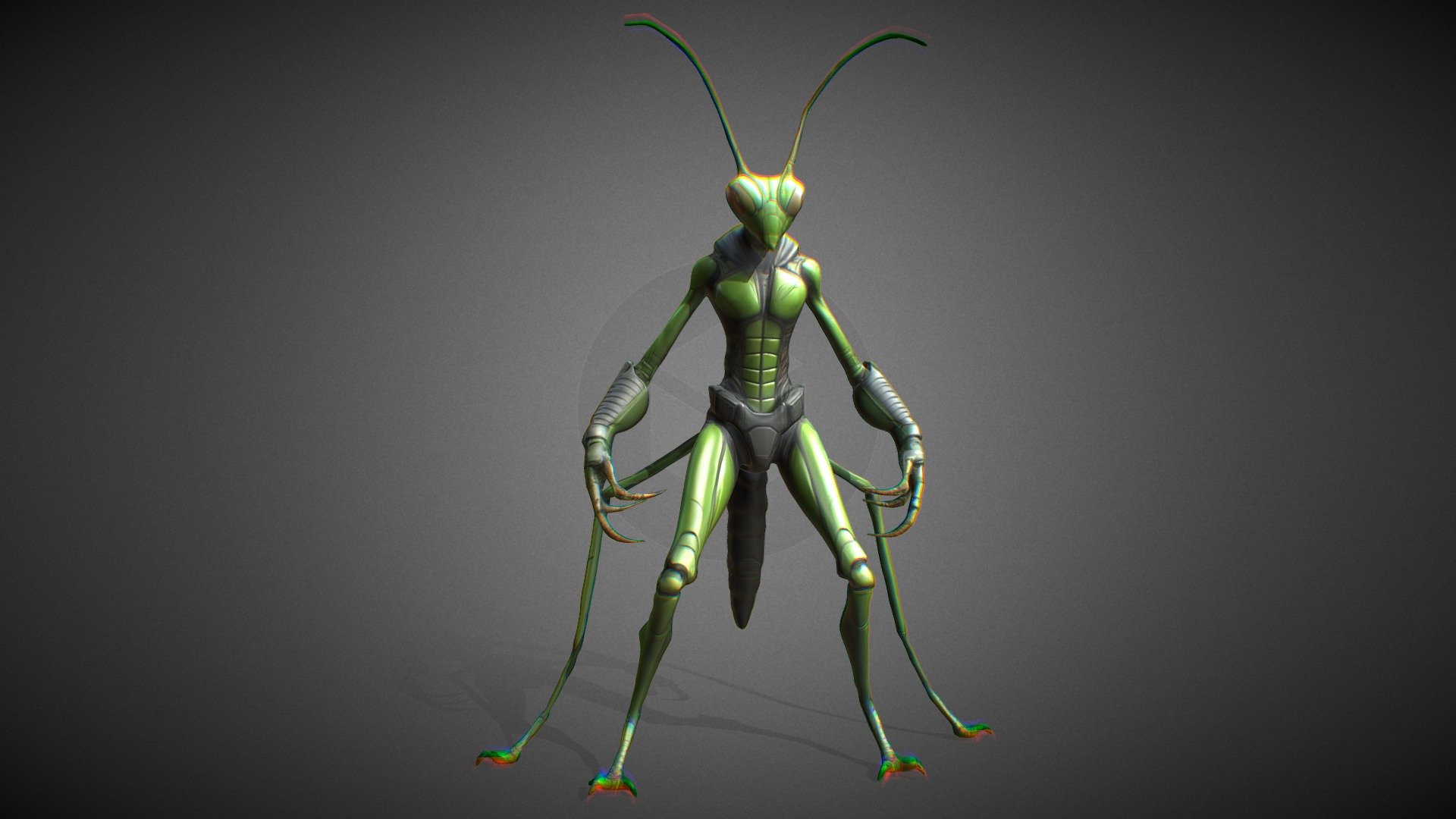 Mantis Warrior - Buy Royalty Free 3D model by KamillaKraus [40d9aa7 ...