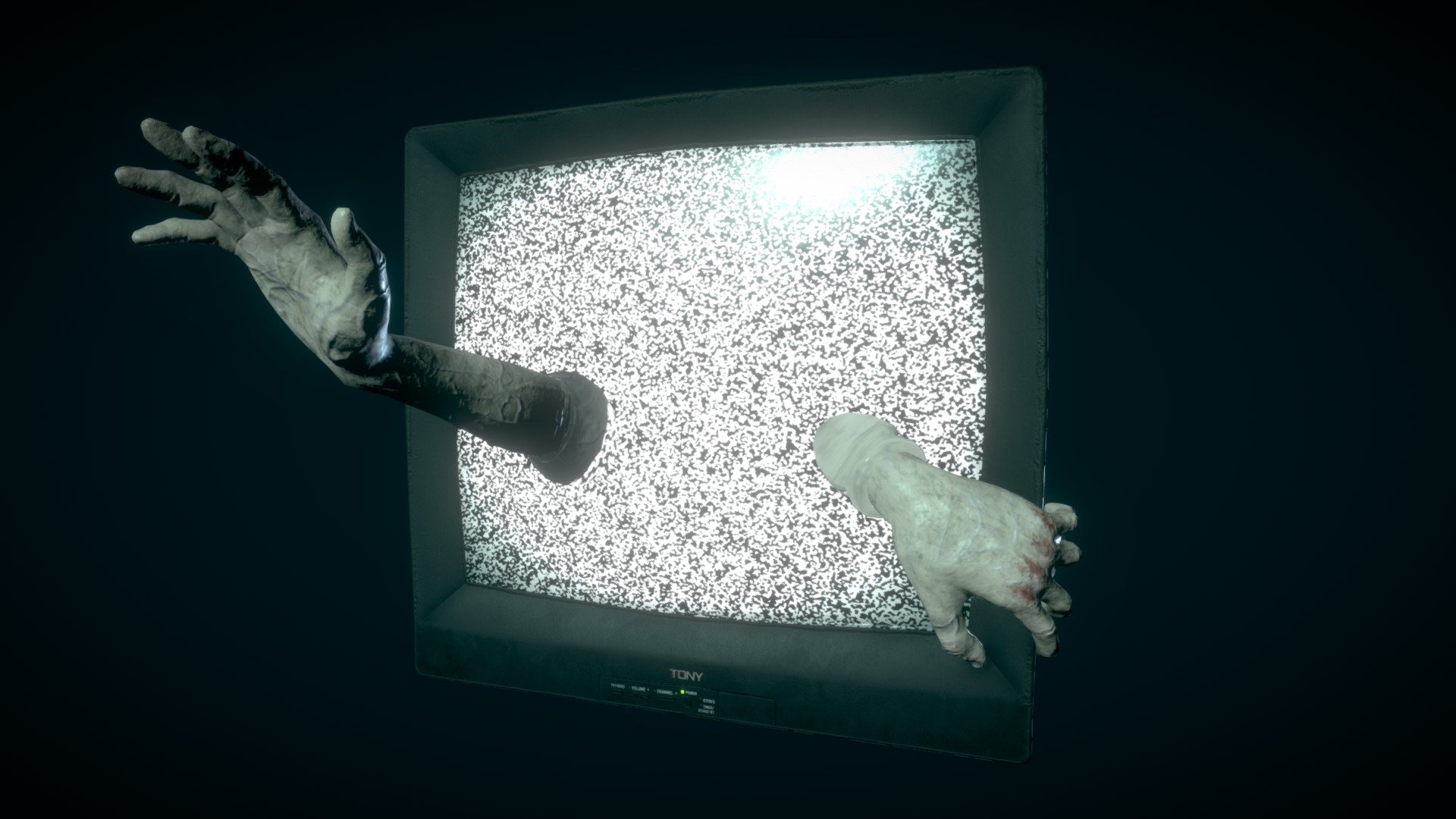 Haunted TV - 3D model by KiloPascal [40dac75] - Sketchfab
