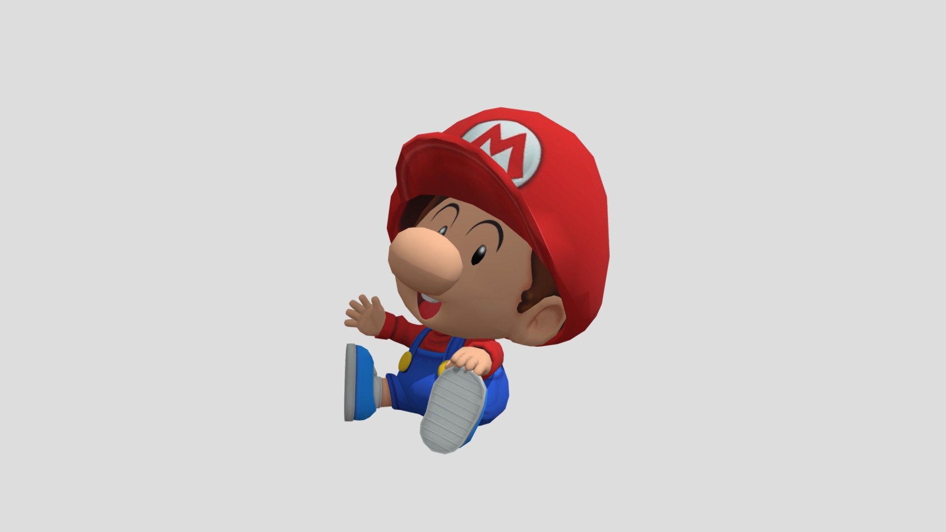 Babymario - Download Free 3D model by tirrellclark.75 [40dddd2] - Sketchfab