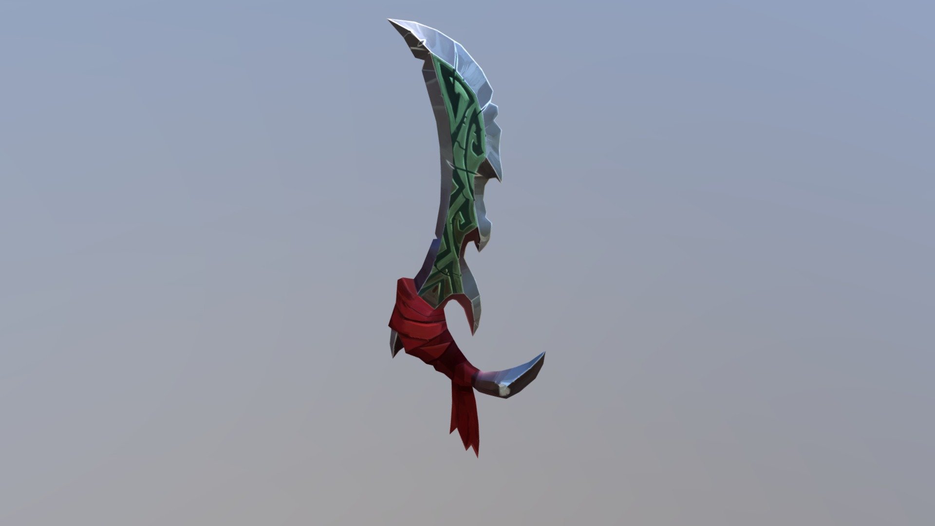 Handpainted_Knife - 3D model by balu (@chintume93) [40e03ea] - Sketchfab