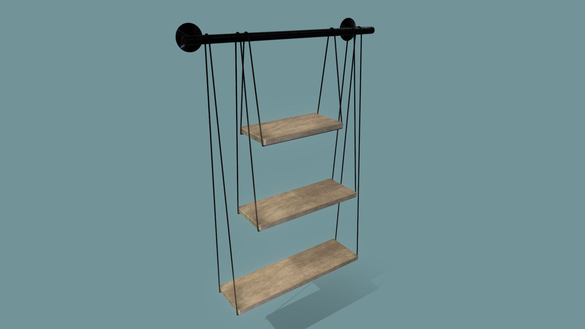 Wire Hanging Shelf - 3D model by Ms Malvolio (@ms_malvolio) [40e0b49 ...