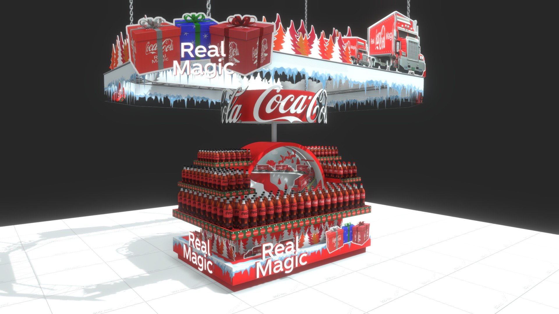 Coca-Cola NewYear 2020 - 3D model by Aidar.Burabaev [40e2756] - Sketchfab