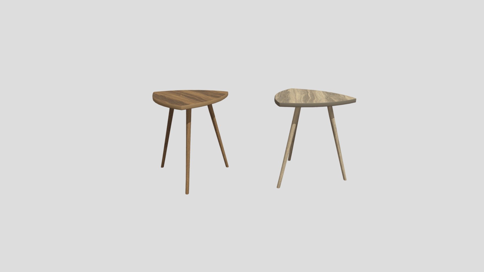 2 Stools Wood - Download Free 3D model by AleoPix [40e4684] - Sketchfab