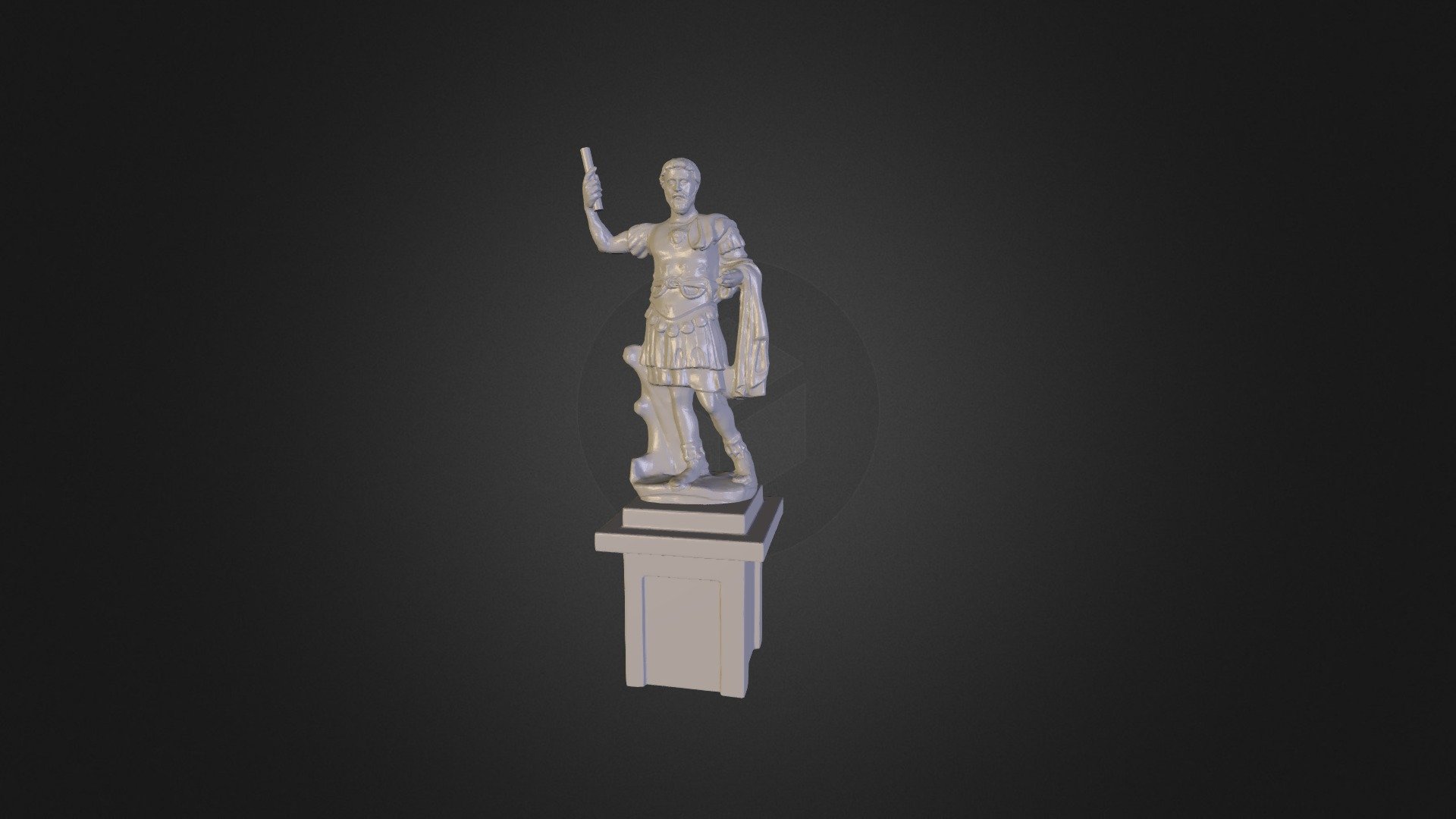 roman_statue_color - 3D model by Guido Salimbeni (@3dsmithery) [40e4845 ...