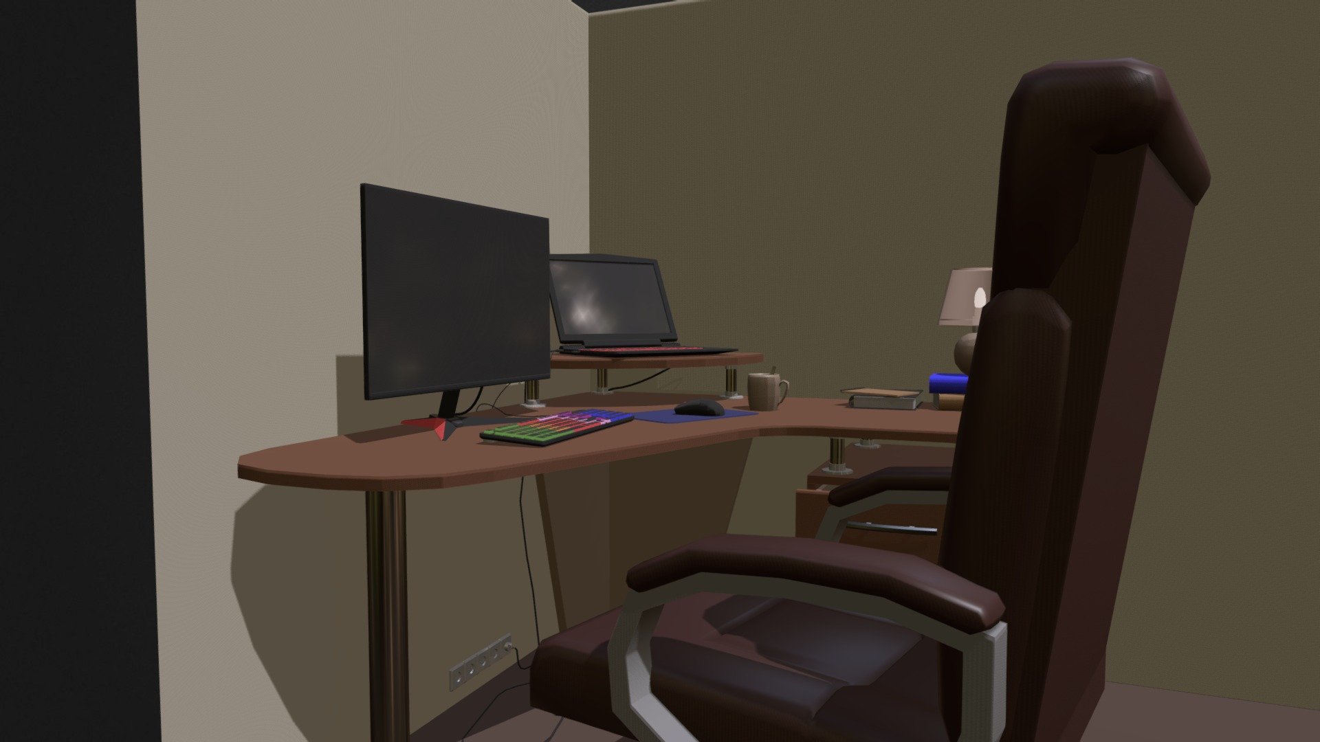 Workspace - Download Free 3D model by kozachoks [40e6d0c] - Sketchfab