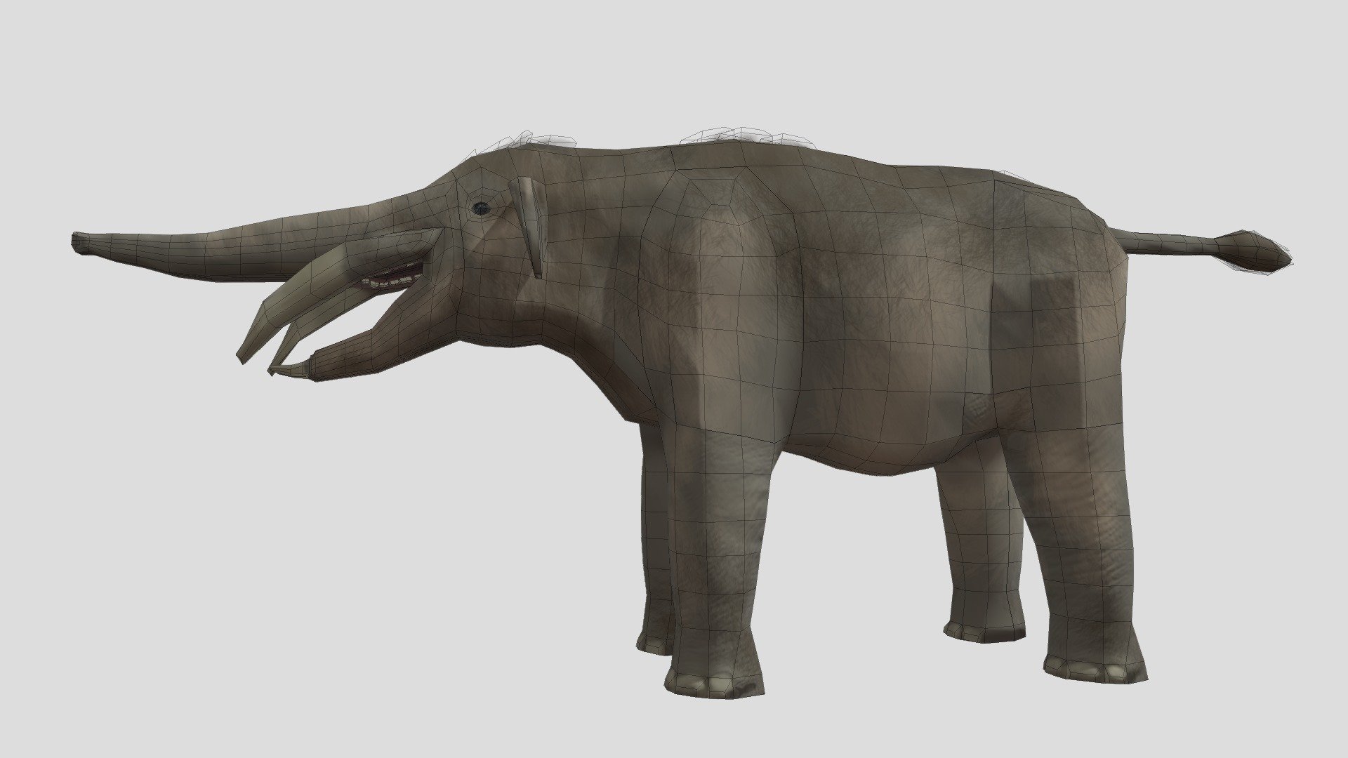 Gomphothere - Download Free 3D model by kayla.lapoure [40e6eb9] - Sketchfab