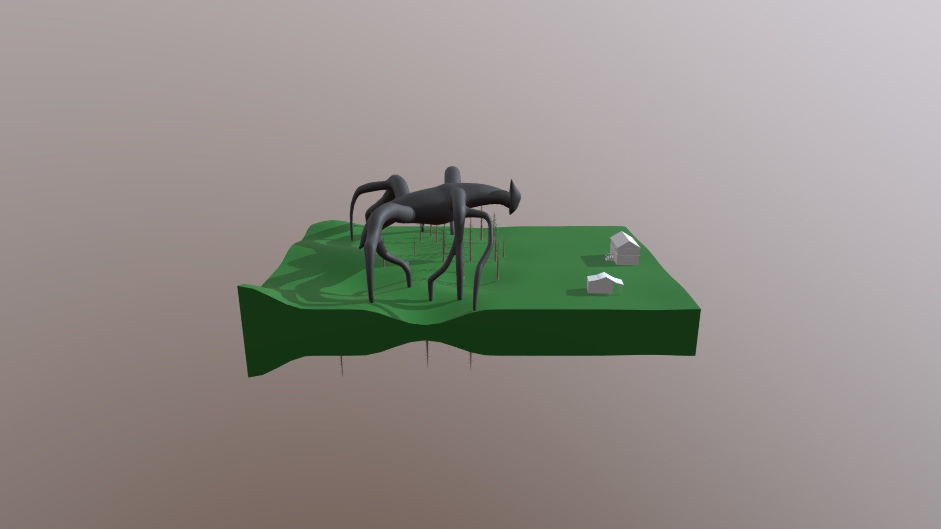 Shadow Monster - Folder Assignment - 3D model by KrisMale [40e79d4 ...