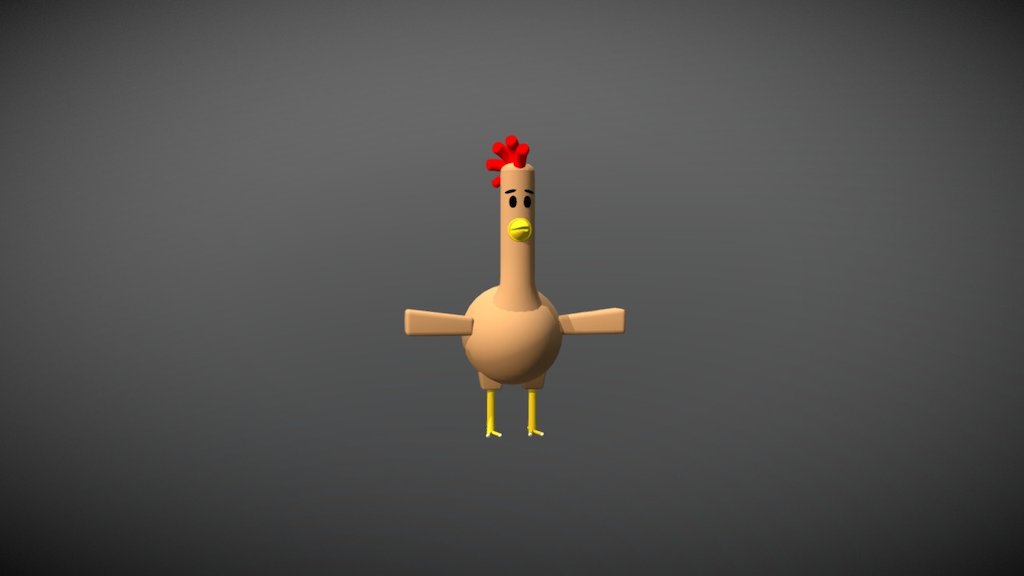 Cartoon Chicken Model - 3D model by That_Jack_J [40e80c8] - Sketchfab