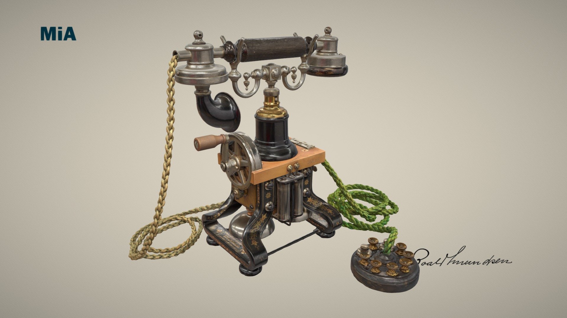 Telefon / Telephone - 3D model by Roald Amundsen's House (@Uranienborg ...