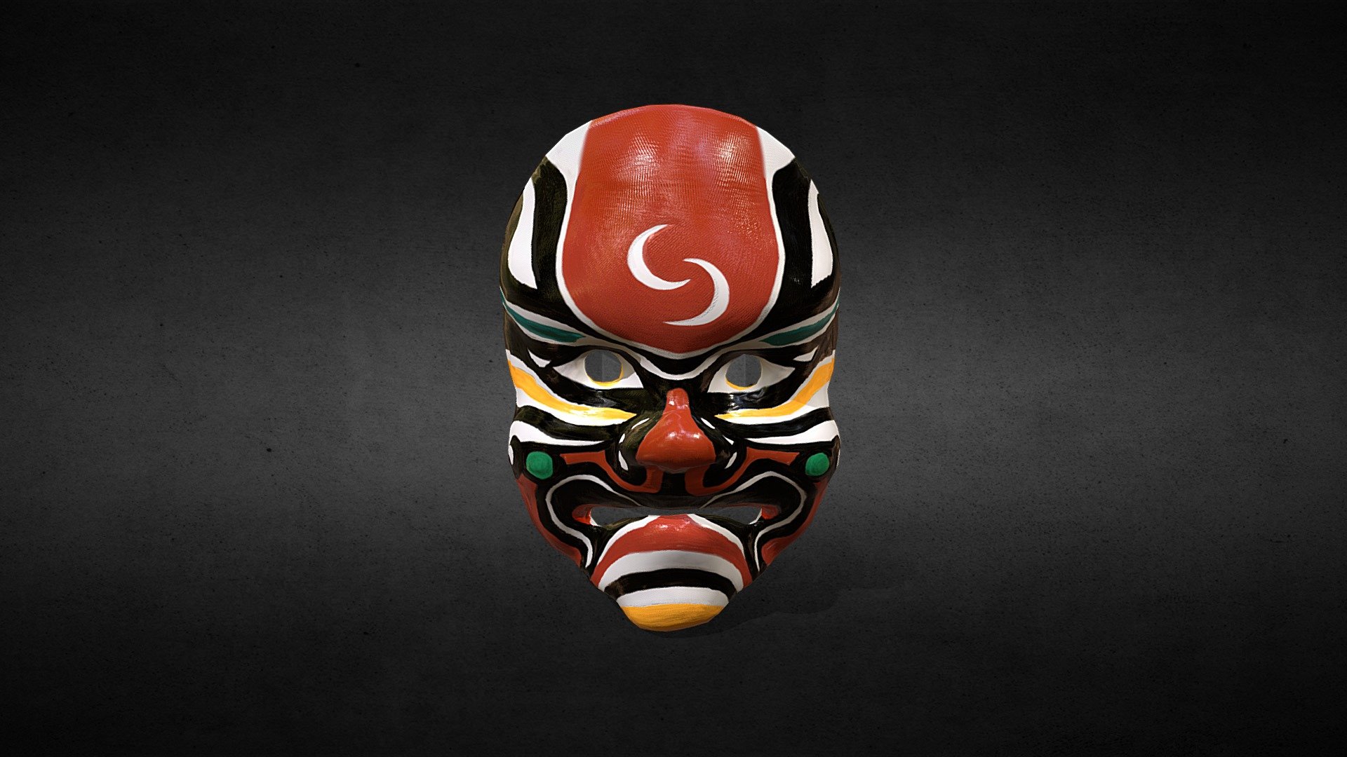 Traditional Mask - Download Free 3D model by Ishuan00 [40e8ca9] - Sketchfab