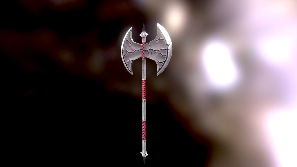 Low poly two hand axe - Download Free 3D model by pepkata [40ea2ca ...