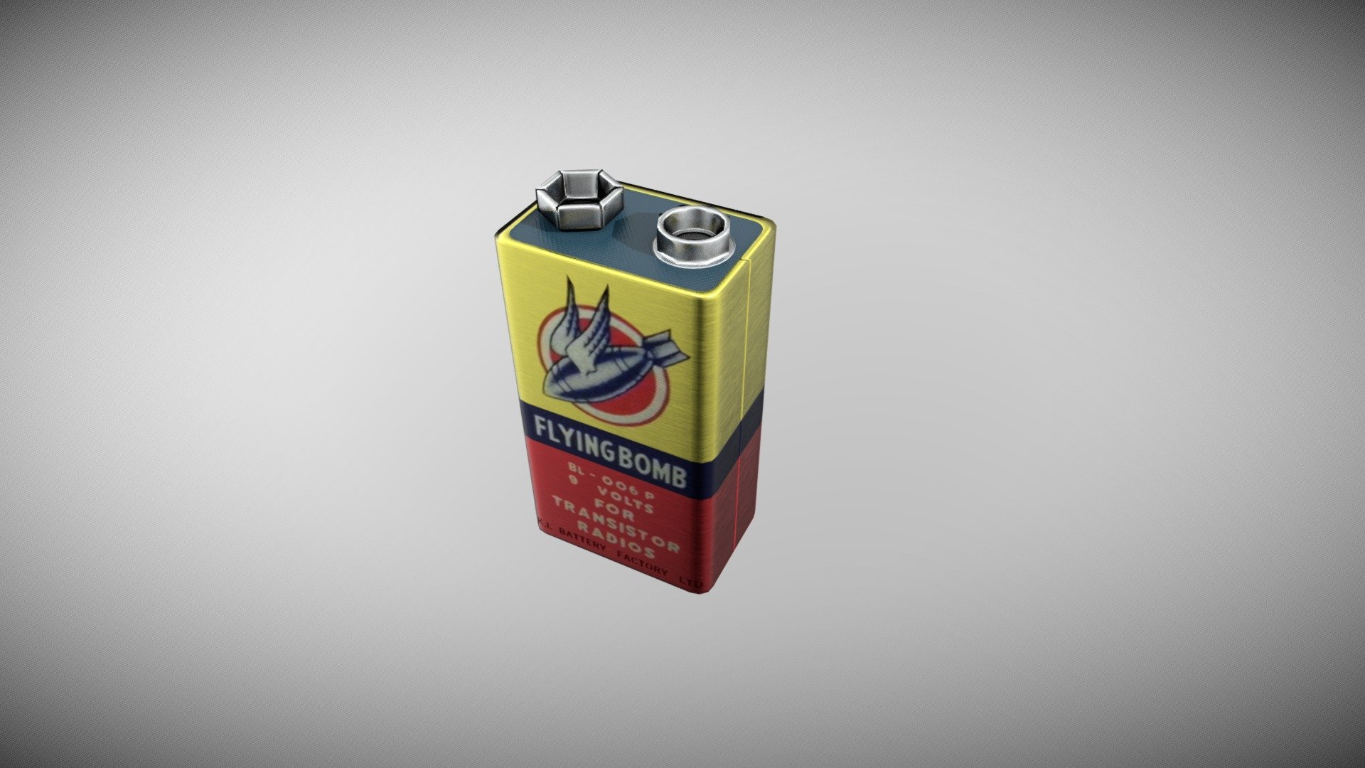 9v Flying Bomb Battery - Download Free 3D model by turbopurr [40ec9bf ...