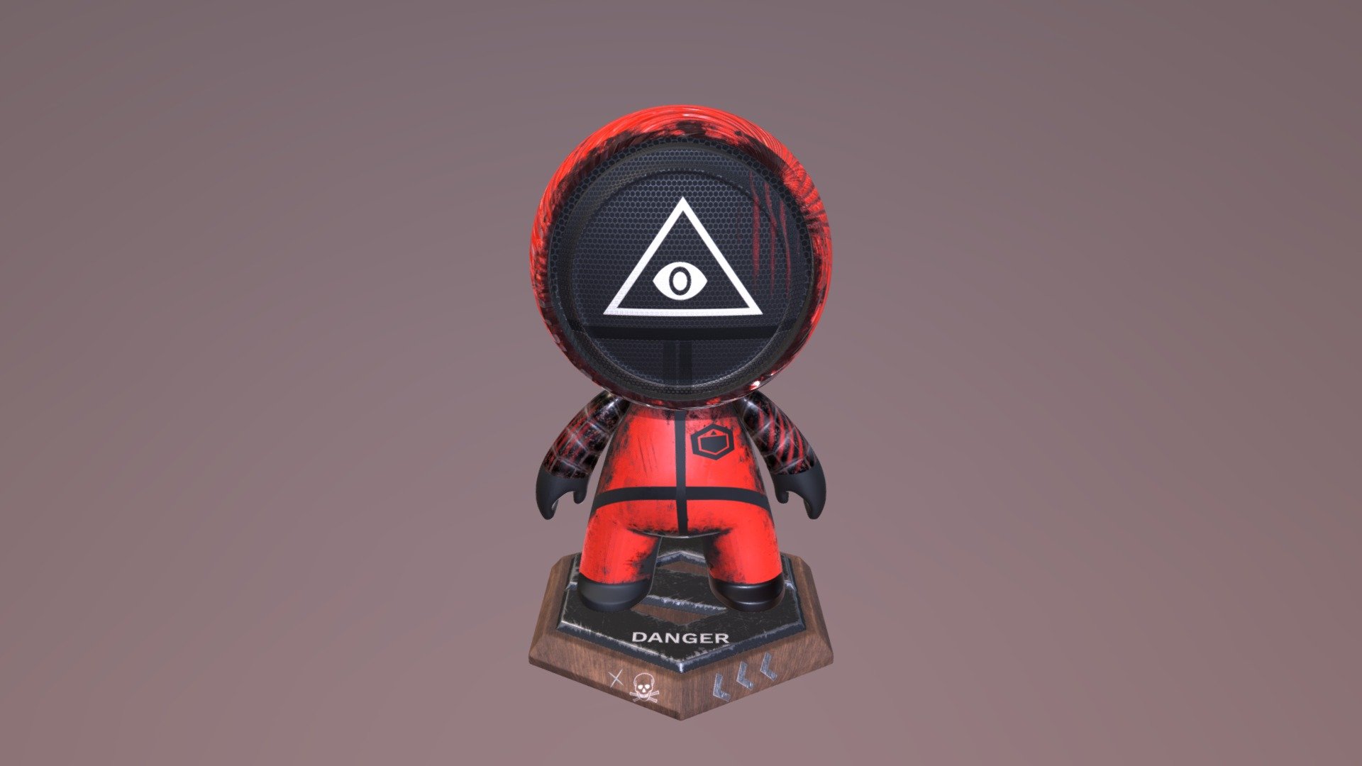 MEET MAT 3 - SQUID GUARD 1st ! - 3D model by Rahul Mridha ...