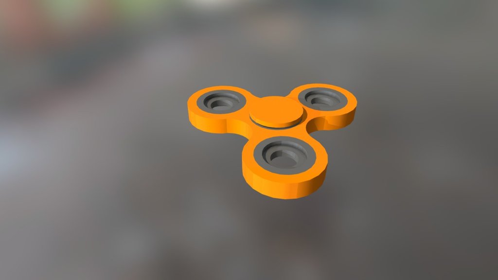 Fidget Spinner V1.0 - 3D model by Damirca [40eccbd] - Sketchfab