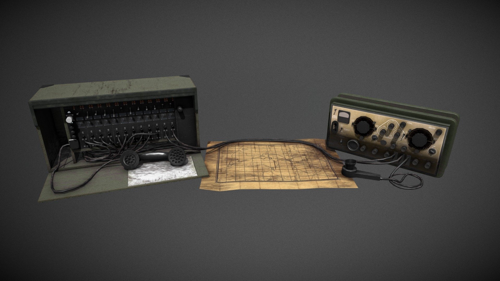 Radio Equipment - 3D model by ADFBrown [40ef888] - Sketchfab