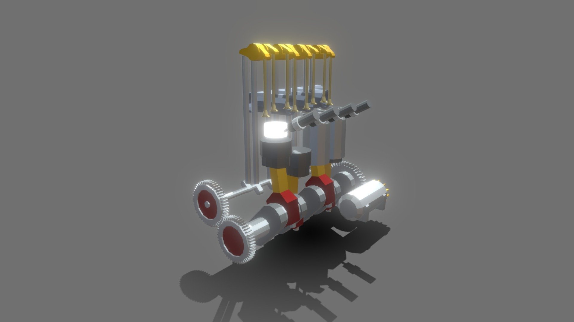 [FREE] H-4 Engine Model - Download Free 3D model by Mcflower's ...