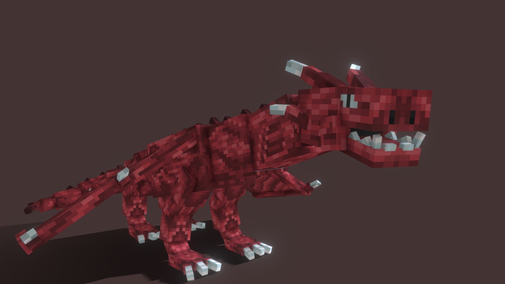 Dragon Blockbench 3d Model By Qwertyuwuuw [40f1a15] Sketchfab