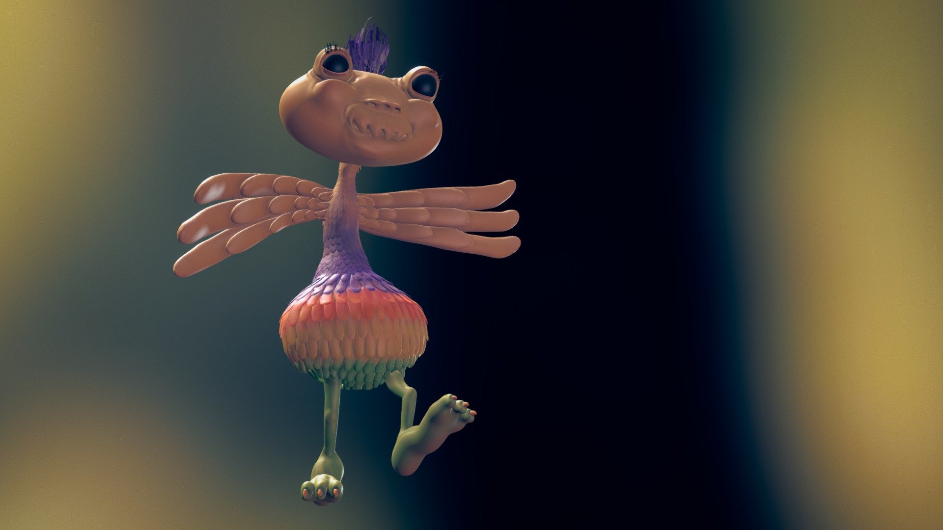 The Cuddle Monster - 3D model by Stefán (@styngvi) [40f20be] - Sketchfab