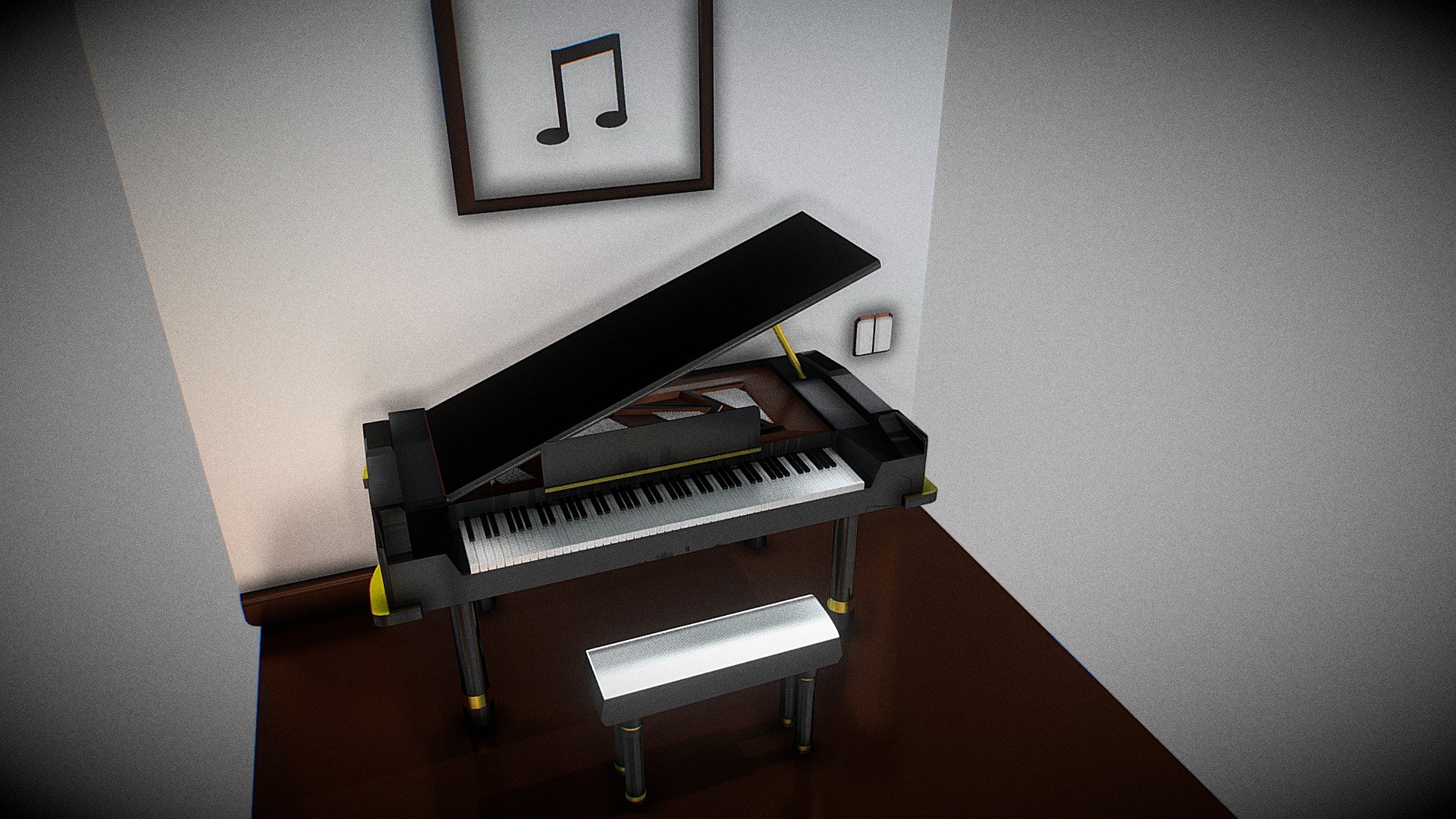 Classical Piano - 3D model by JosPCStudios [40f4450] - Sketchfab