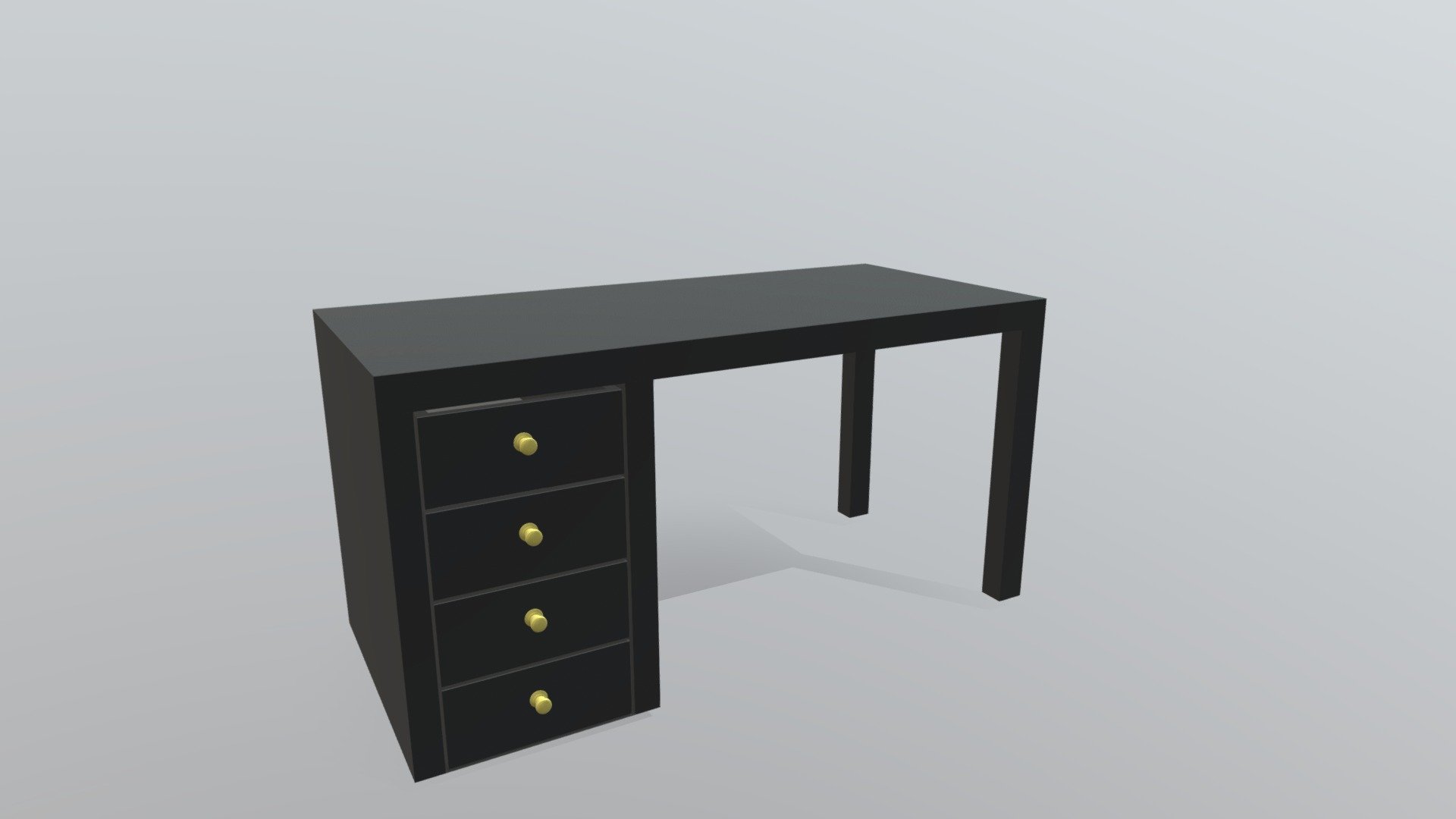 Desk - Download Free 3D model by AnnPiskacov (@AndreaPiskacova ...