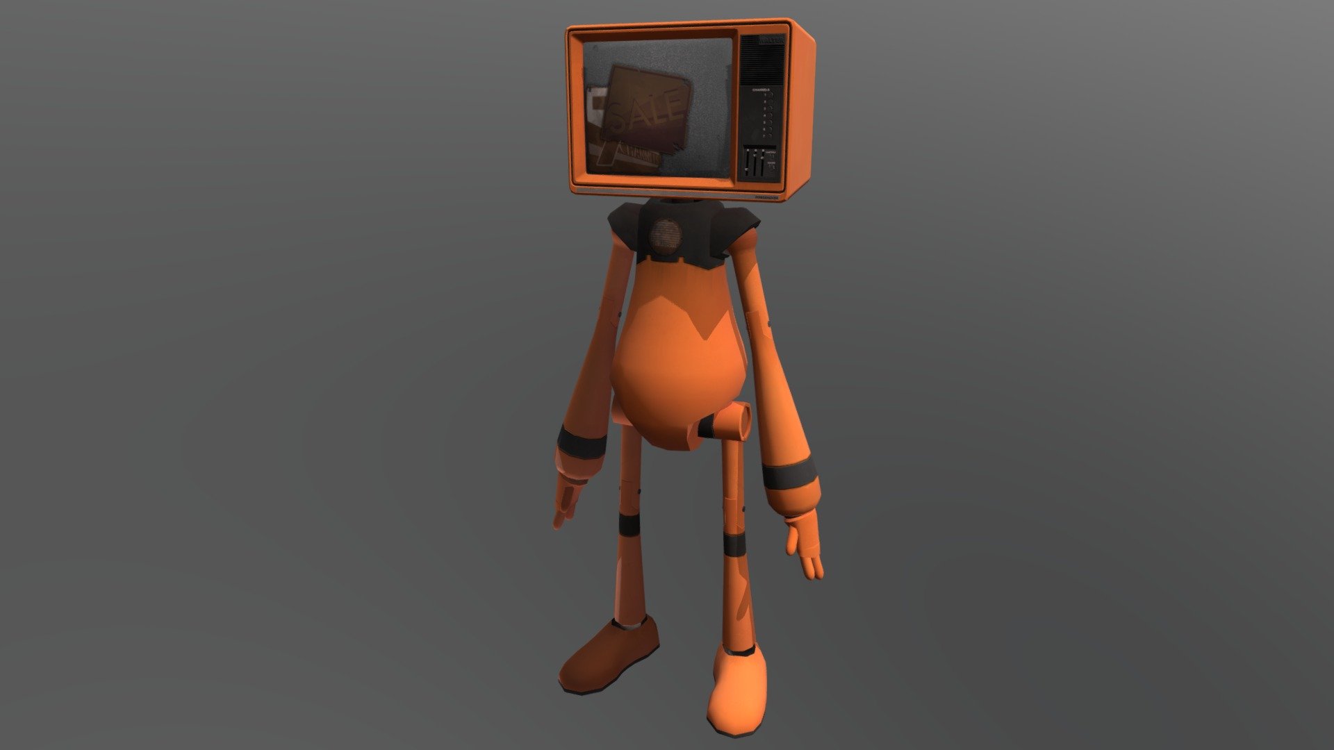 TV Character - 3D model by Dominic Lucas (@DominicLucas) [40f6eda ...