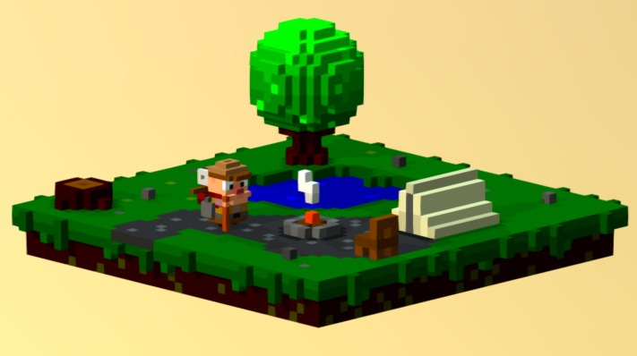 Camp Site - 3D model by beefjuice [40f6fb9] - Sketchfab