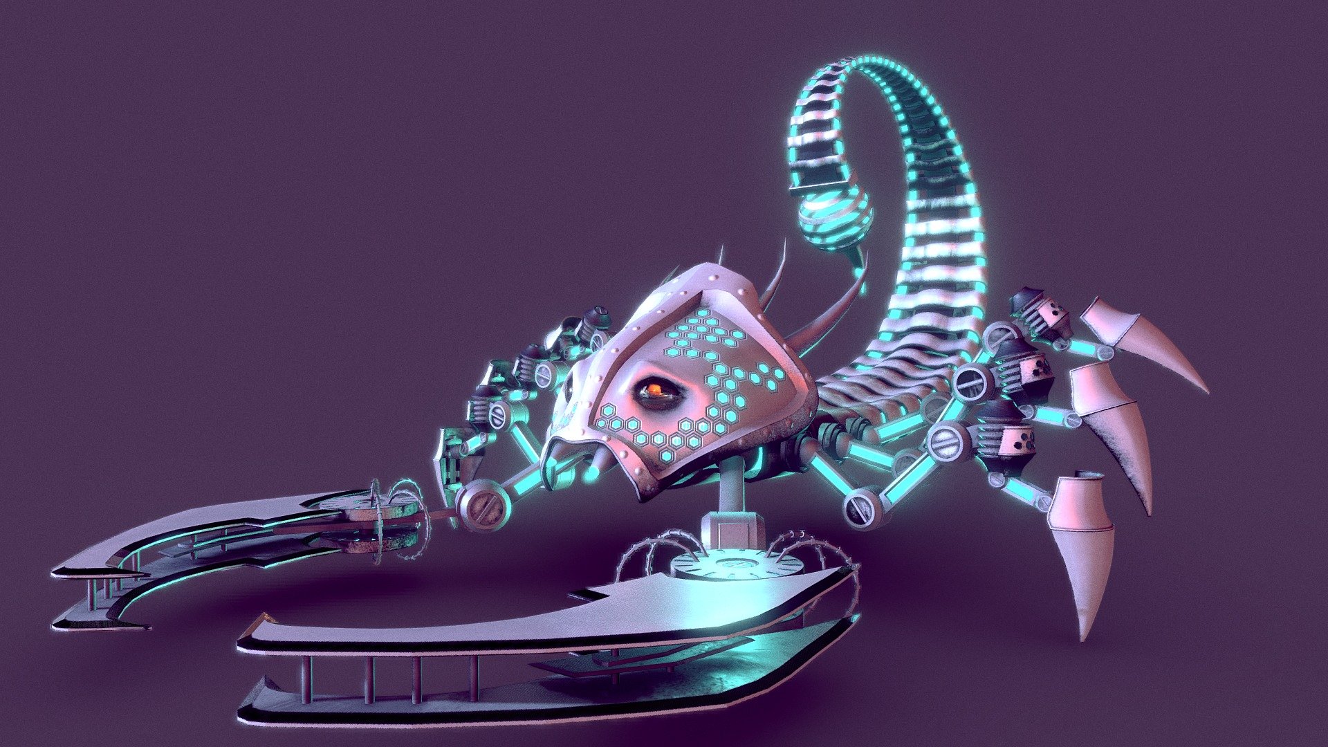 High Tech Scorpion - 3D model by SatiKudasati [40f9462] - Sketchfab