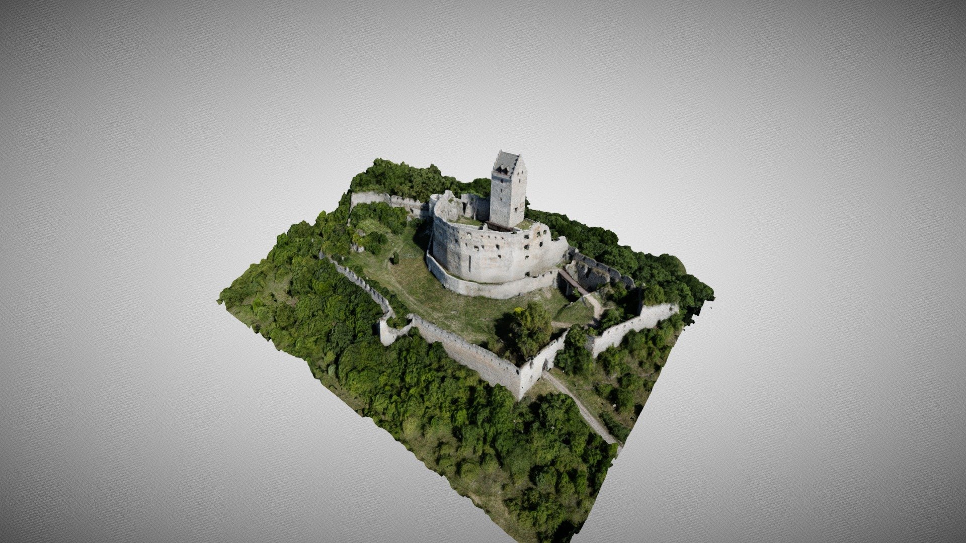 Topolciansky hrad II. (Topolcany castle) - 3D model by mifo7897 ...