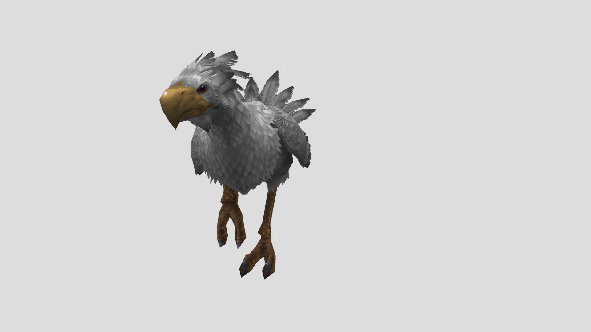 Chocobo - FF XII - White - Download Free 3D model by ...