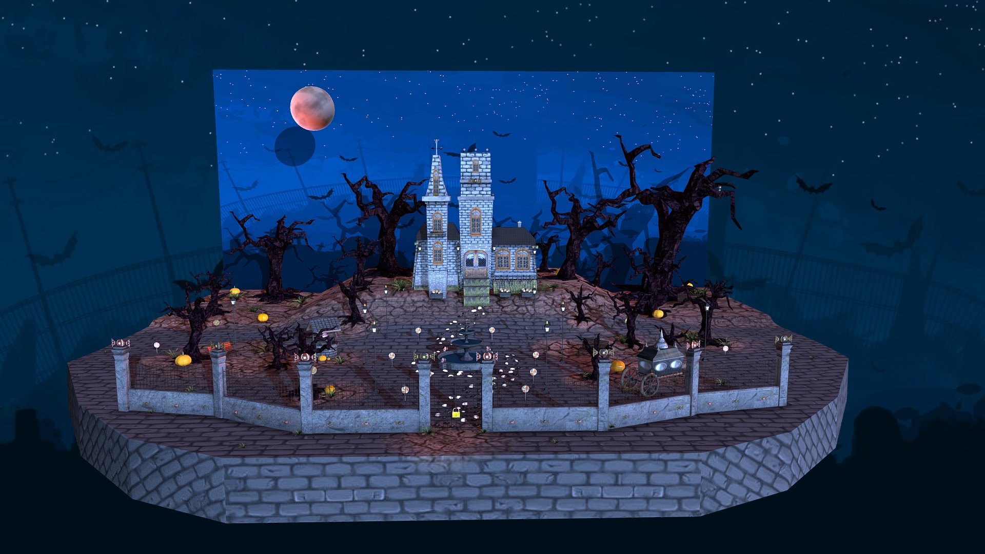 TSVA1C-Fundamentos 3D-HalloweenTown - Download Free 3D model by ...