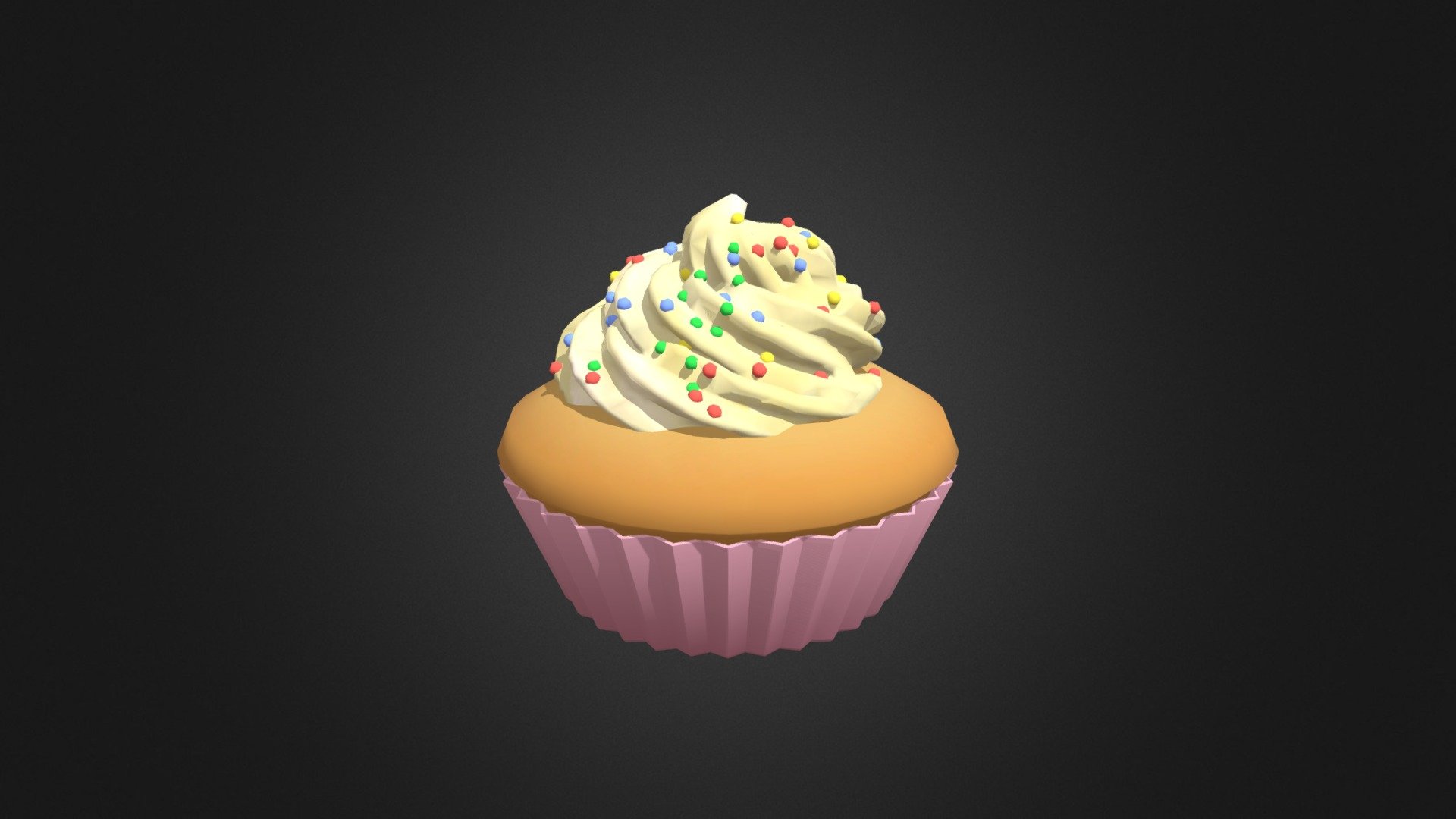 Cupcake - Download Free 3D model by 3DMish [40fcda1] - Sketchfab
